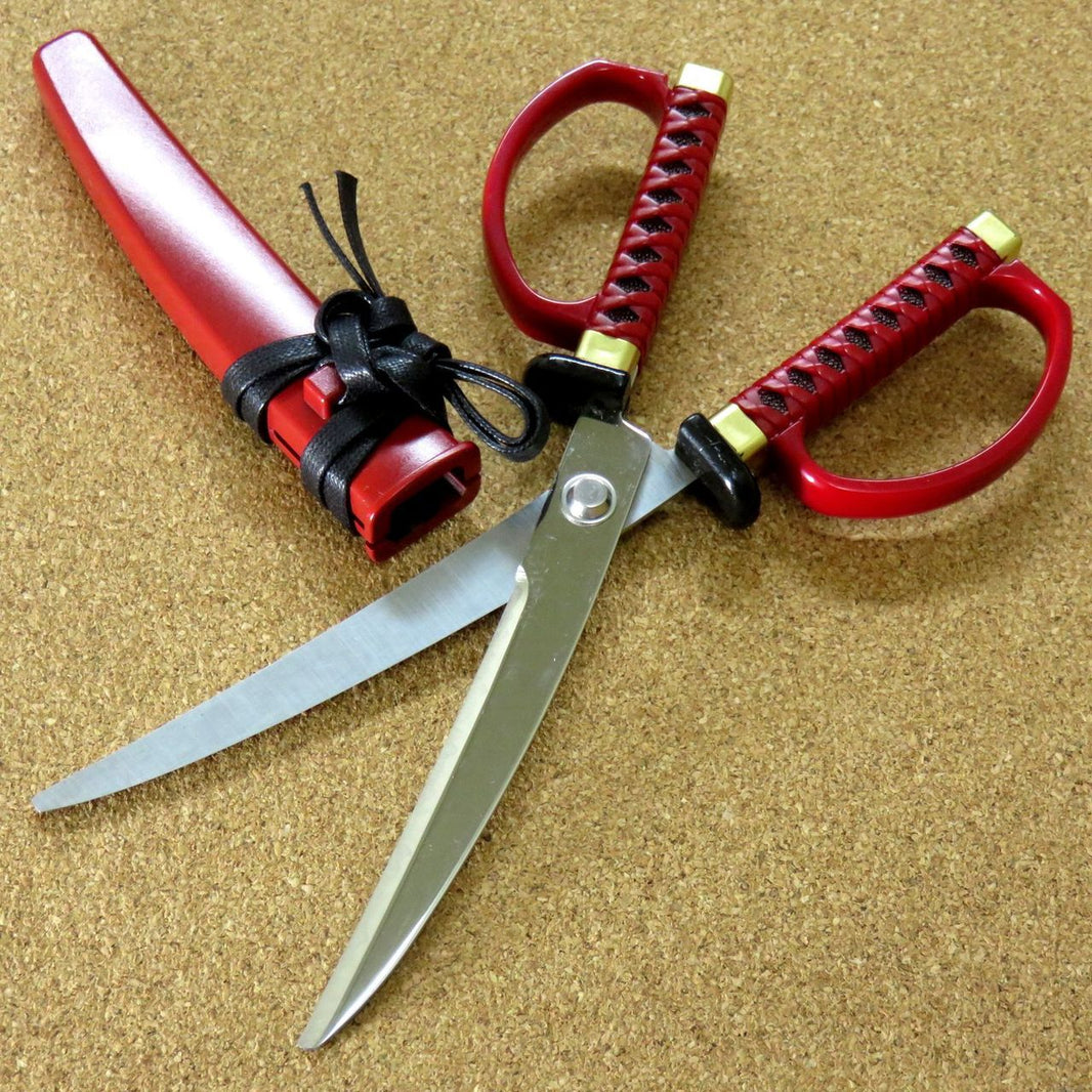 Brand - NIKKEN - Samurai Sword Design Scissors - Japanese Kitchen Knife ...
