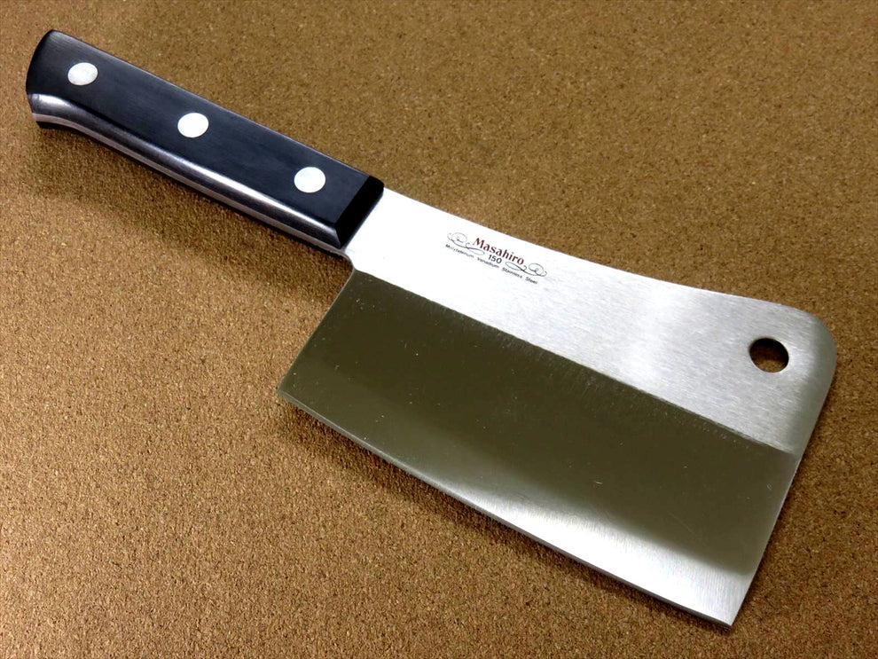 Japanese MASAHIRO Kitchen Cleaver Butcher Chopper Knife 160mm 6 inch S ...